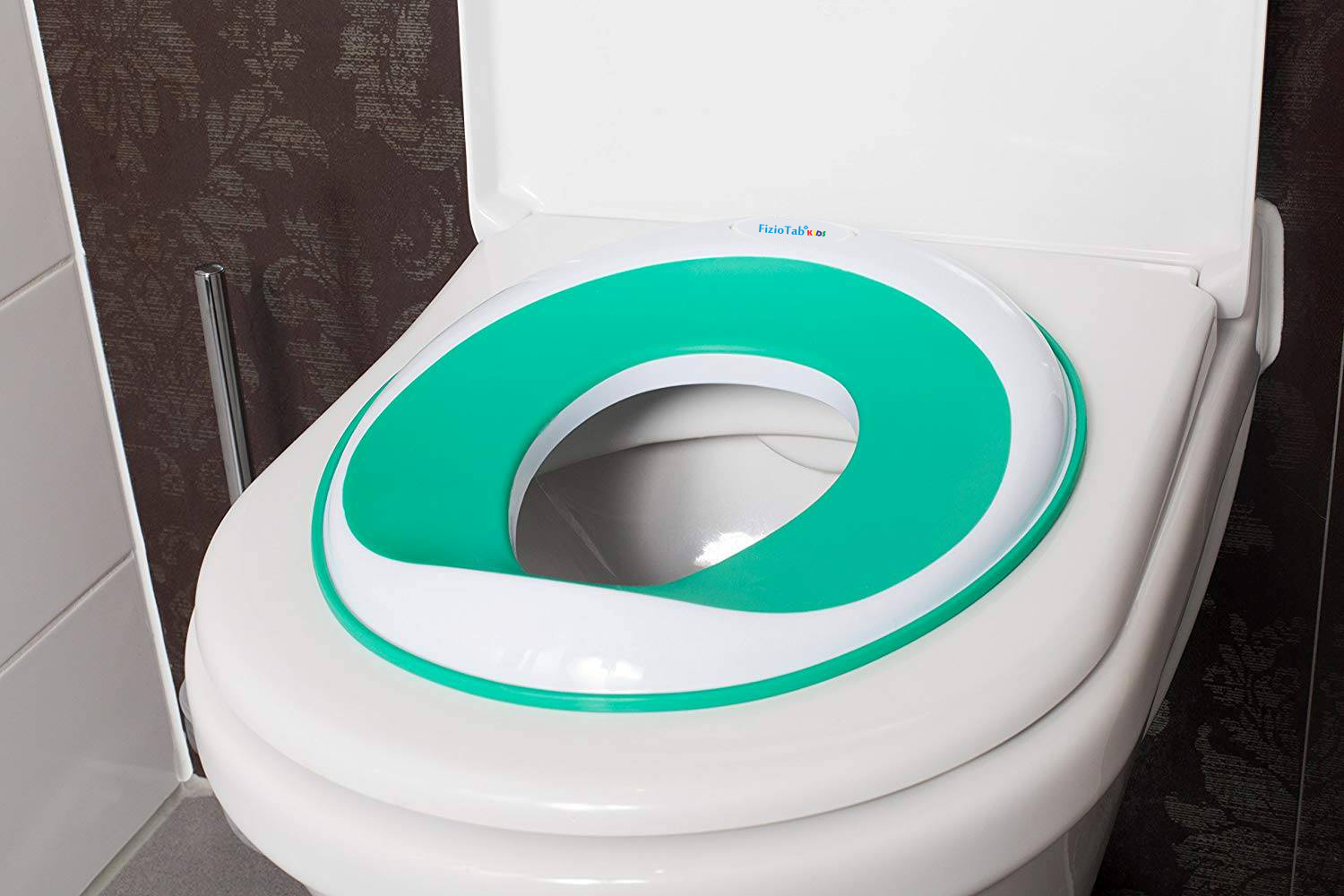 Reductor WC Copii, FizioTab® , Alb/Albastru – Manook